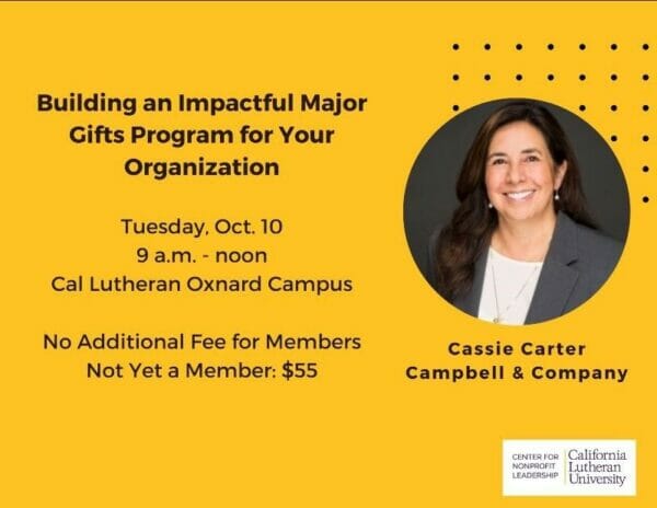 Building an Impactful Major Gifts Program for Your Organization ...